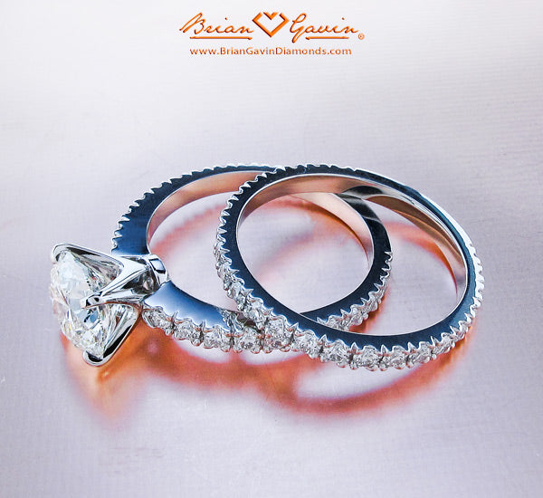 Introducing the "Novela" Matching Diamond Band by Brian Gavin…