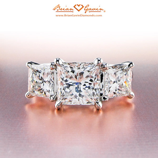 Customer Meets with Brian Gavin to Select his 3 Stone Signature Prince