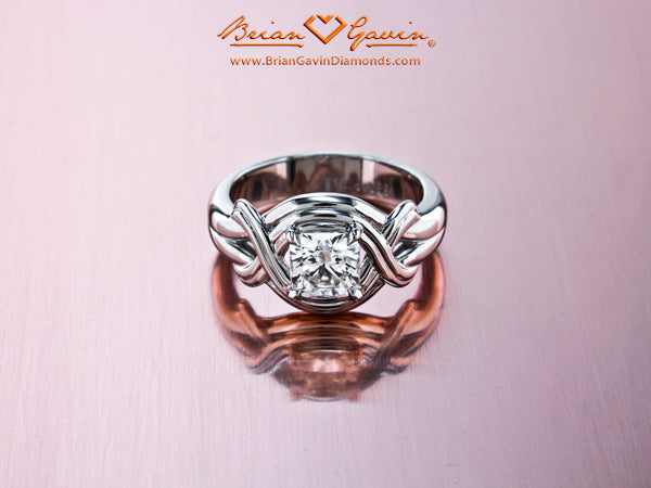 What is the best setting for a cushion cut diamond?