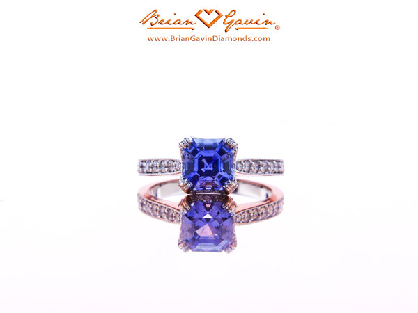 Brian Gavin Creates Magnificent 18K White Gold and Diamond Setting for