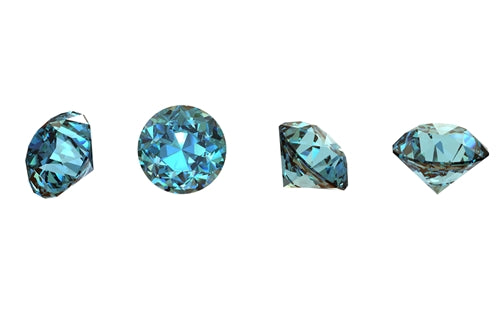 The beauty of blue diamonds