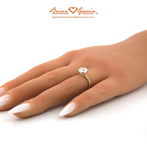 FL 4-Prong Classic Round Solitare Engagement Ring