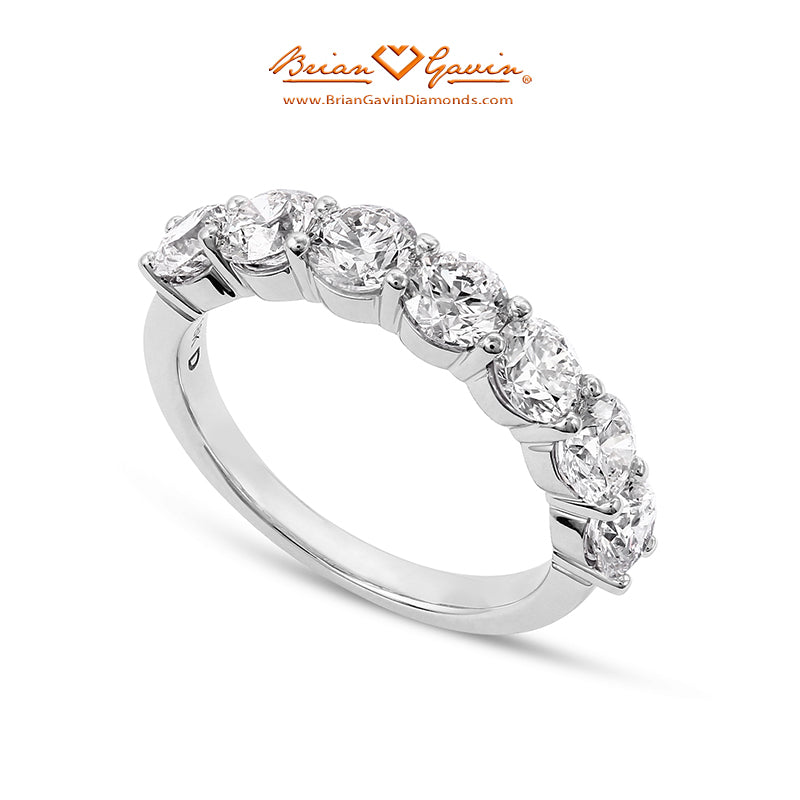 Shared Prong Seven Stone Diamond Band - Diamond Band | DIA7ST100-2