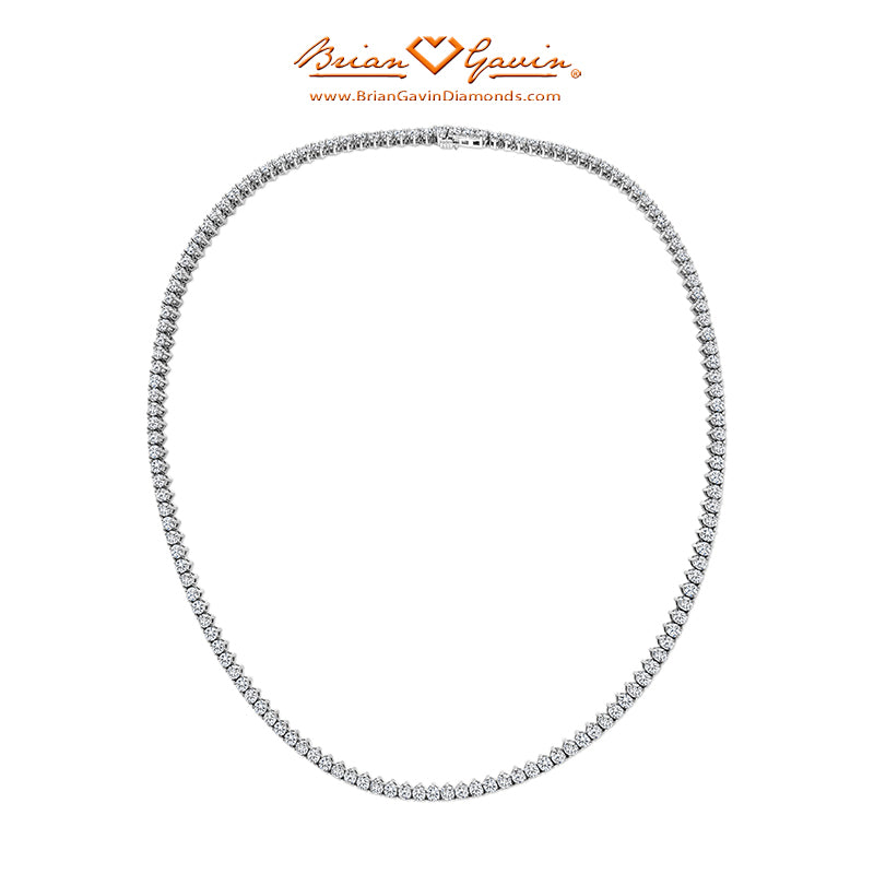 18 Inch Preset Natural Diamond Tennis Necklace - Necklaces - I DIAT08-1200