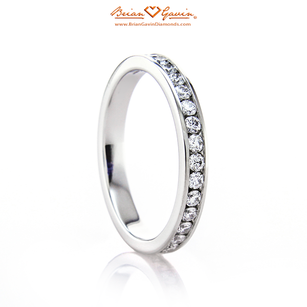 Channel Set Diamond Eternity Band | Brian Gavin Diamondsâ„¢