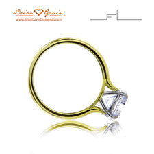 FL 4-Prong Classic Round Solitare Engagement Ring